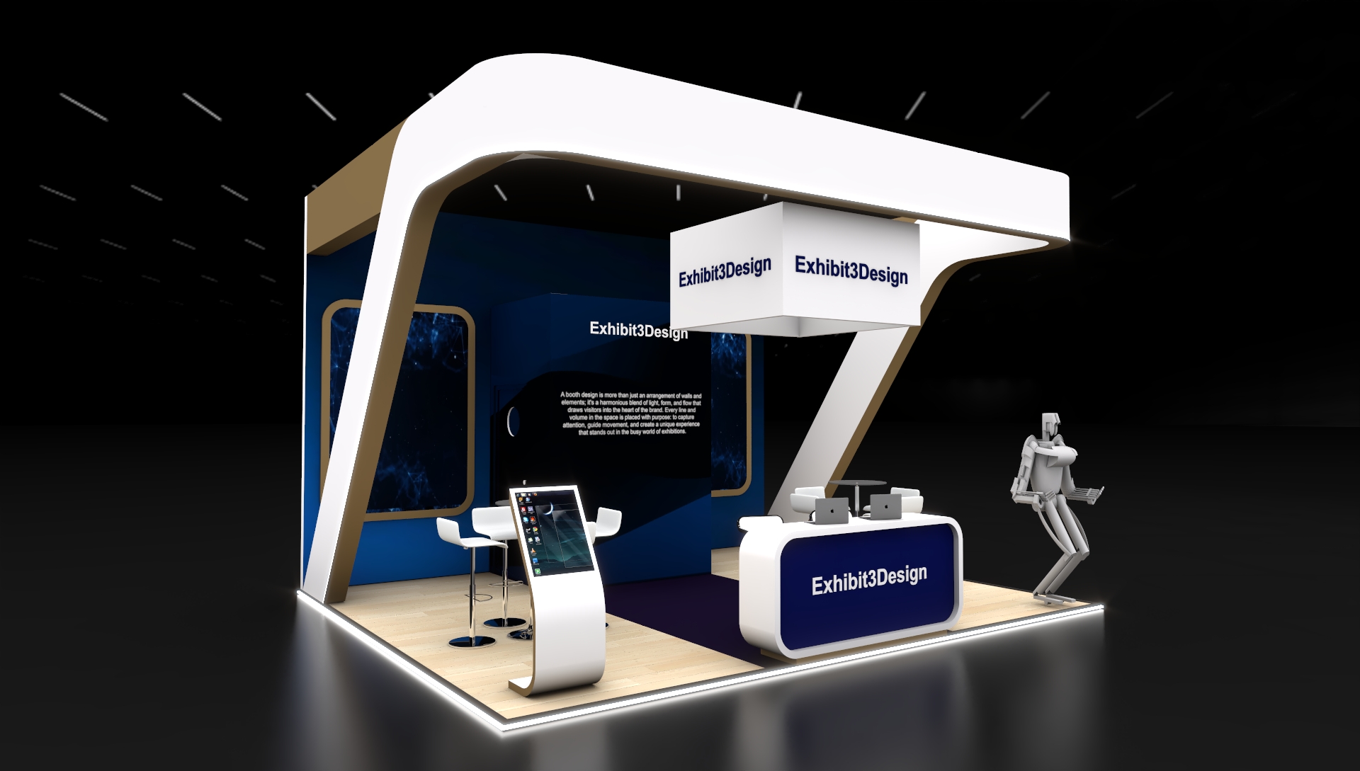 AI Exhibition Stand Design Examples – Booth Renders, 360° Videos ...